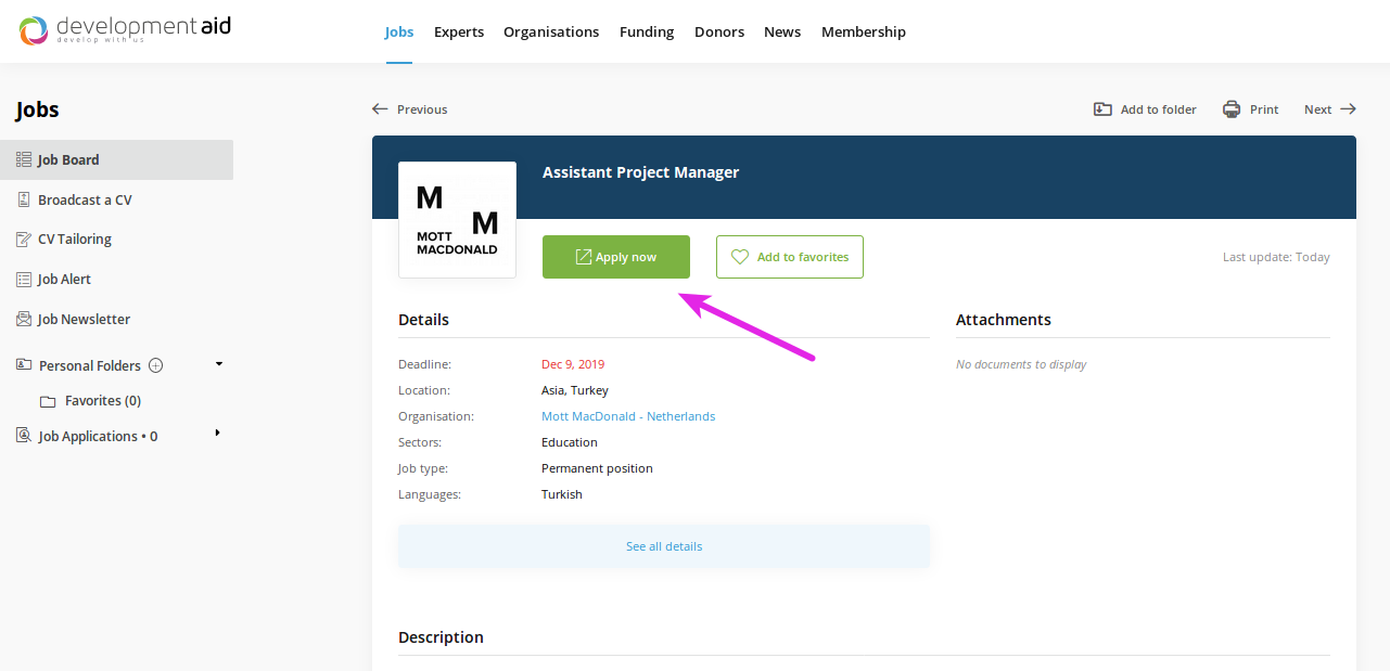 How do I apply for a job? – DevelopmentAid