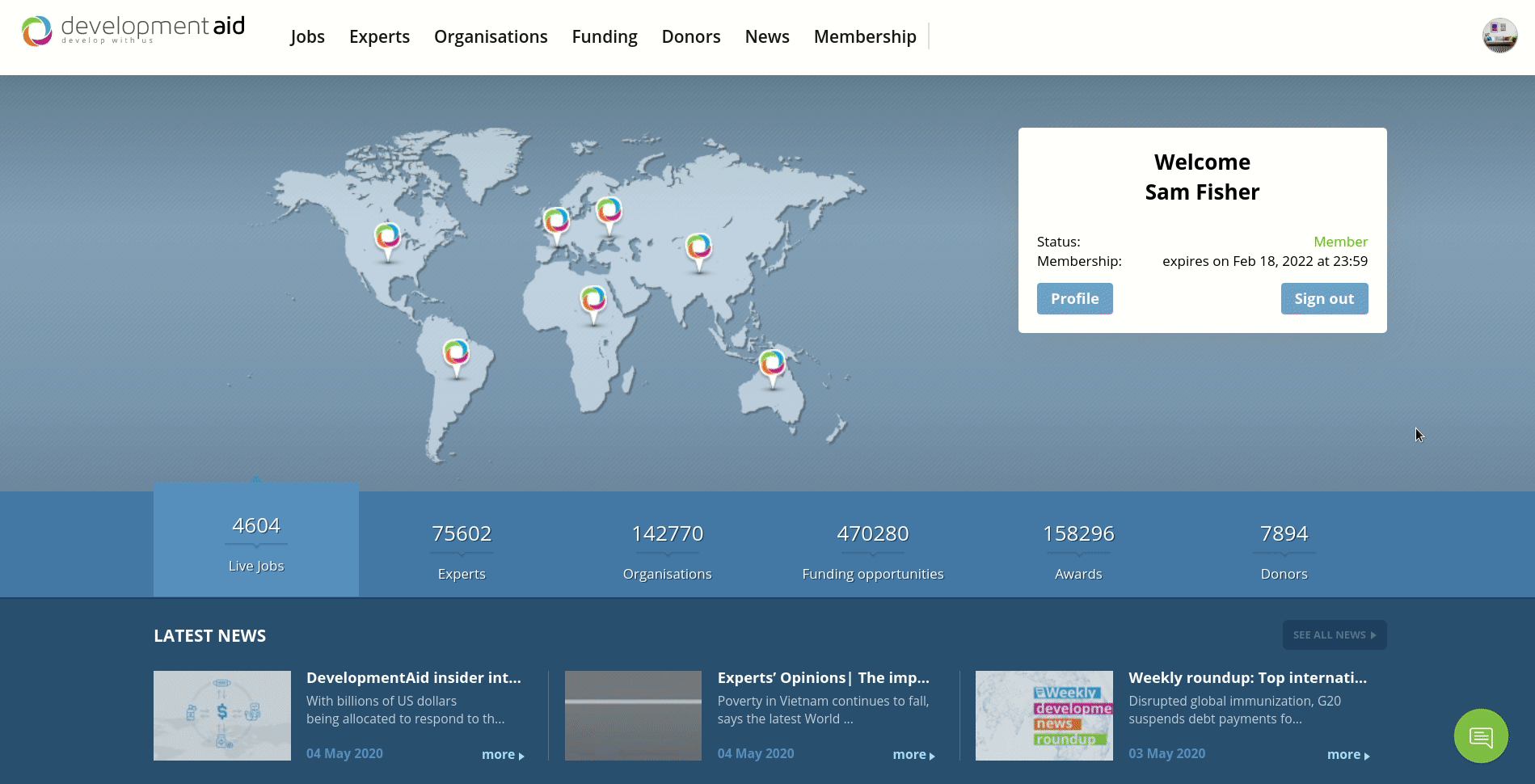 How to update CVs and upload them to your profile – DevelopmentAid